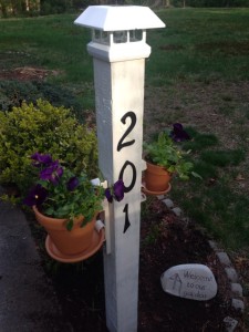 How To Make A Beautiful DIY Solar Light Garden Post