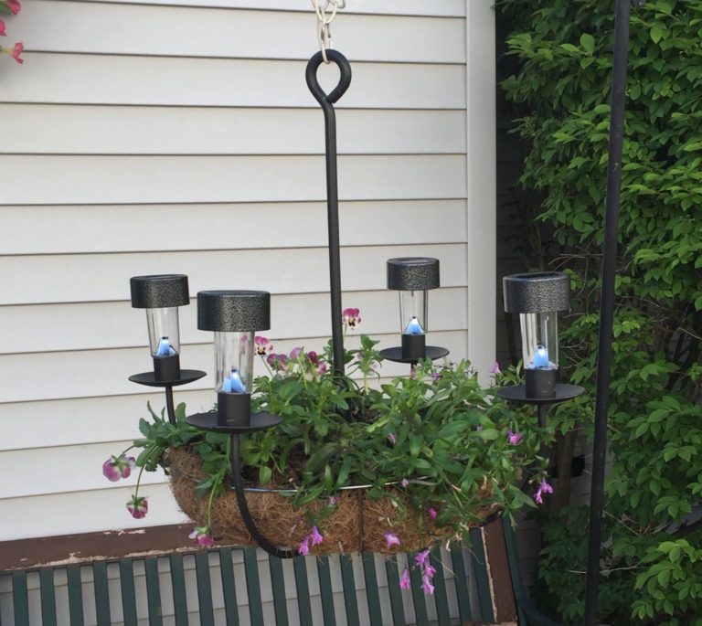 How To Make A Beautiful DIY Solar Light Garden Post
