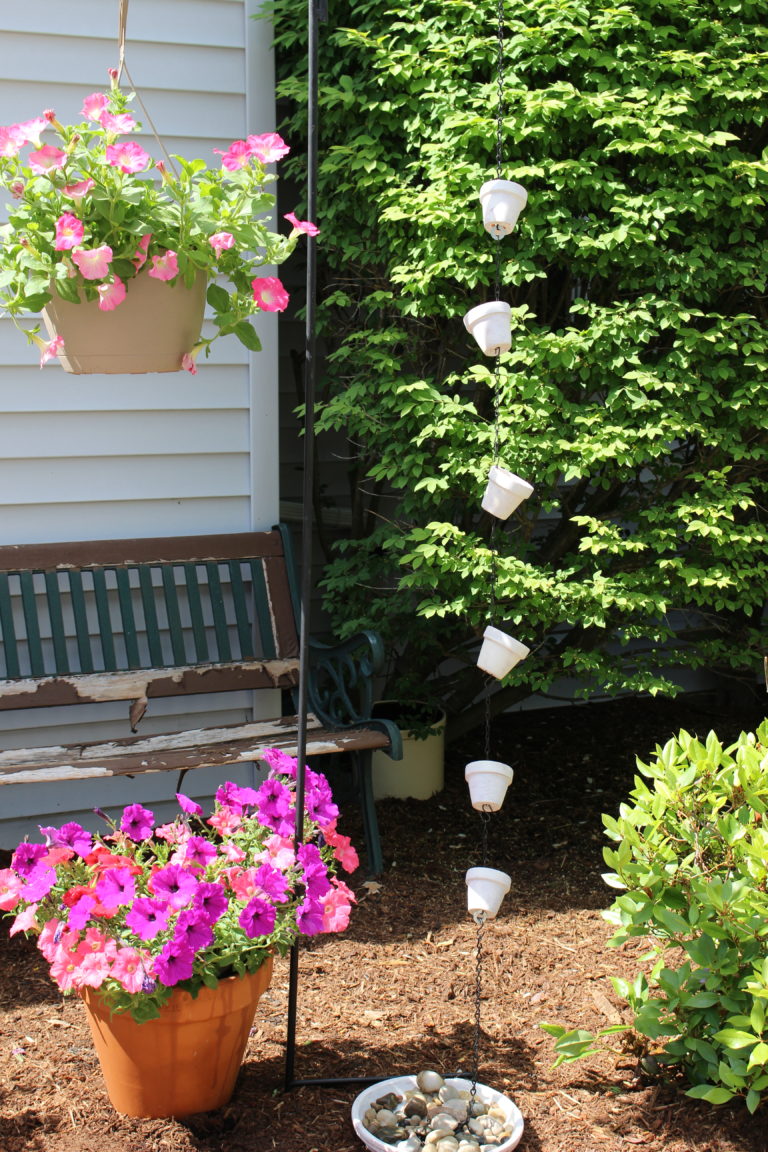 DIY Clay Pot Rain Chain