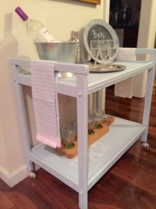 How To Make A Creative And Functional DIY Rolling Bar Cart