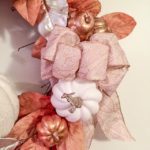 DIY Rustic Glam Fall Wreath #ourcraftymom #DIY #fall