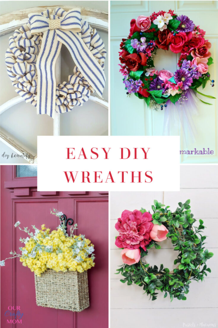 25+ Beautiful DIY Spring Wreaths Our Crafty Mom