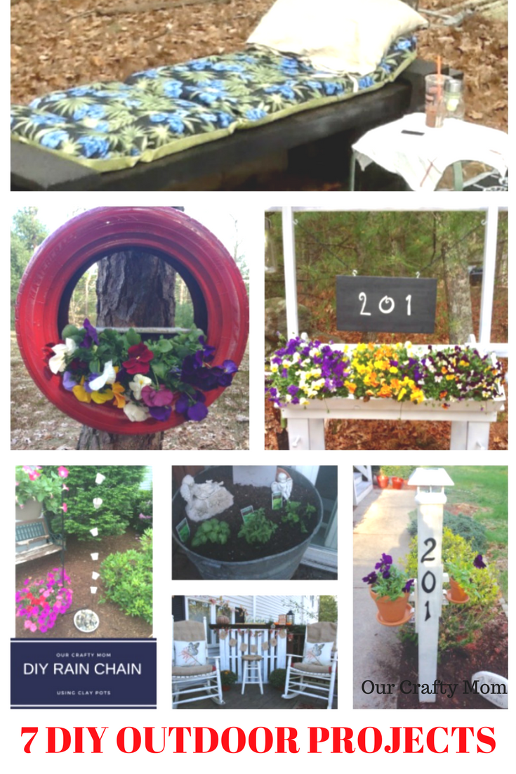 7 Upcycled DIY Projects For Your Outdoor Space Our Crafty Mom