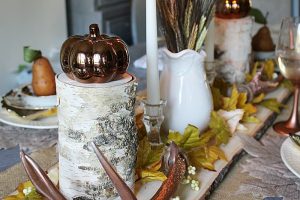 Create A Neutral Rustic Fall Tablescape & Blog Hop Our Crafty Mom