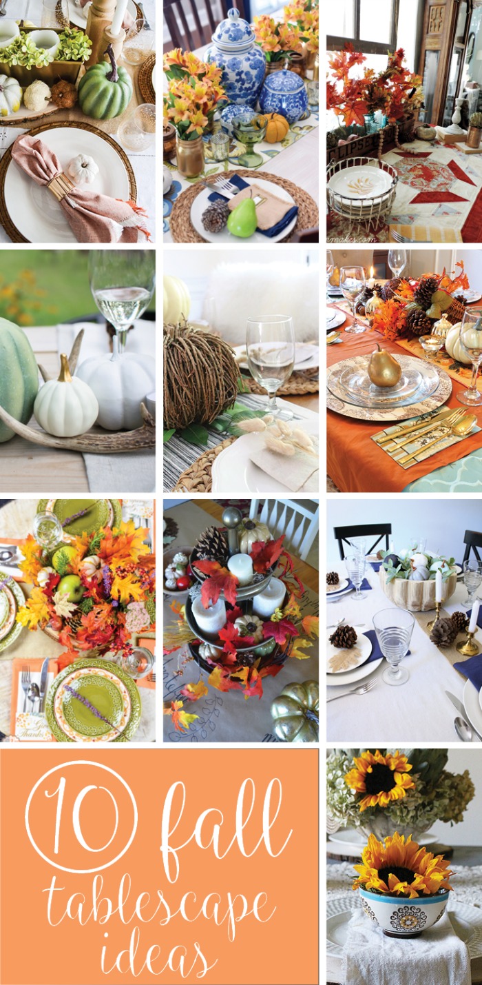 Set A Beautiful Fall Tablescape Blog Hop With Sunflowers