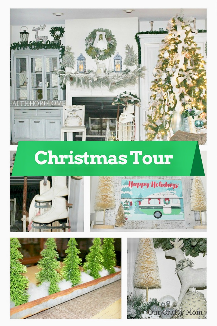 Christmas Home Tour & Blog Hop-It's A Wonderful House-Our Crafty Mom