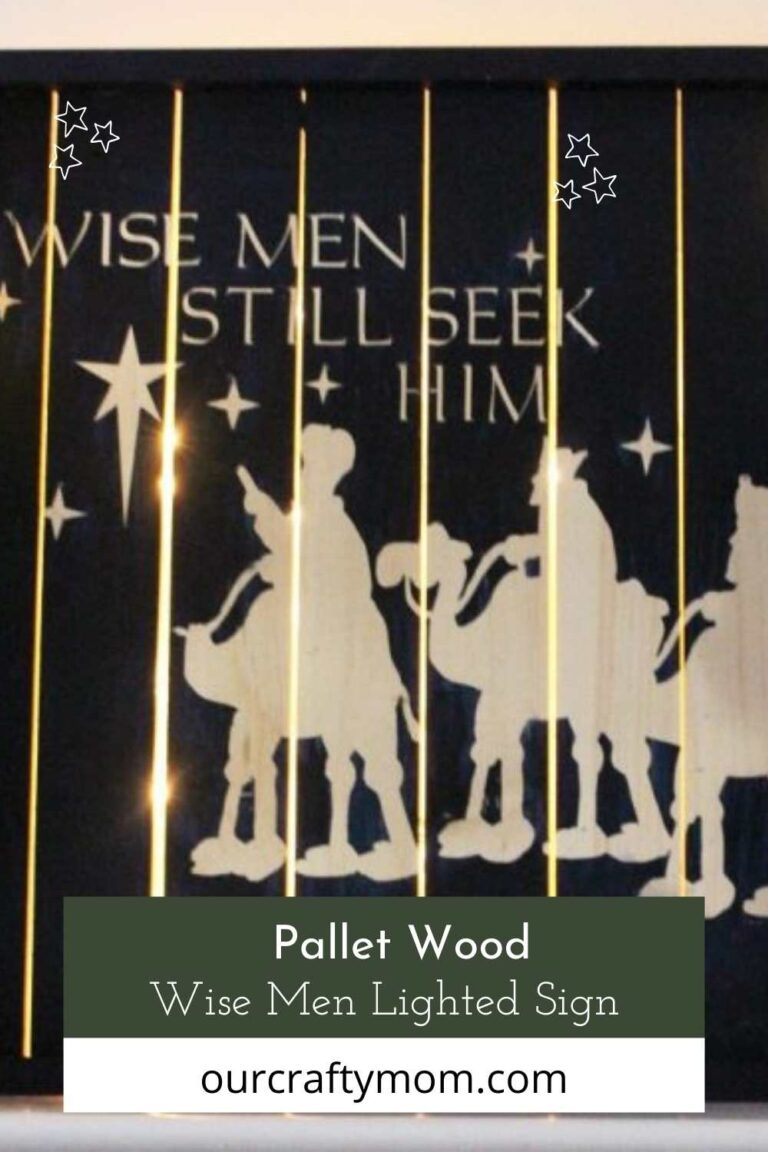 DIY Lighted Christmas Sign