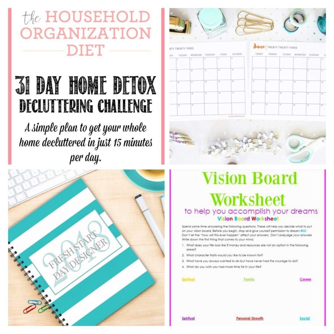 How To Get Organized With Free Printables