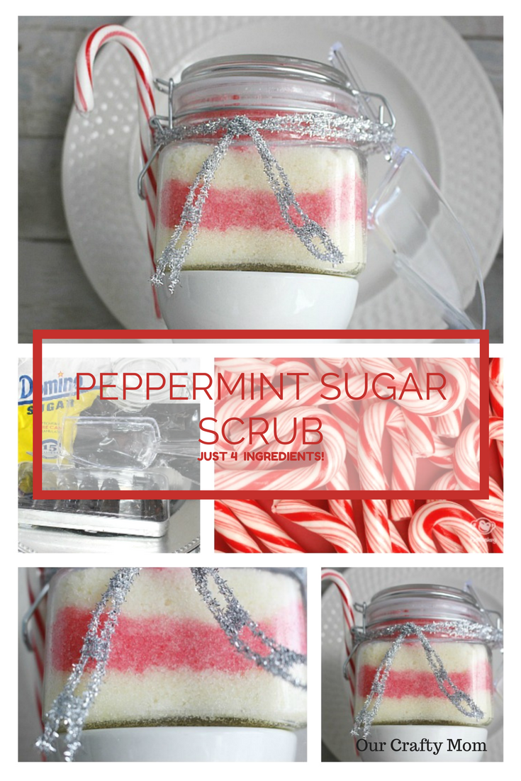 Homemade Peppermint Sugar Scrub Recipe - Our Crafty Mom