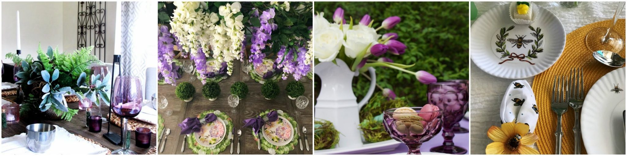 Set A Modern Farmhouse Style Spring Tablescape - Our Crafty Mom