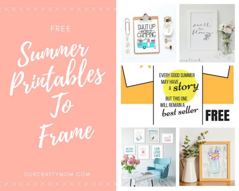 Easily Decorate Your Home For Summer With Free Summer Printables