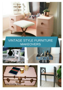 5 Really Cool Vintage Style Furniture Makeovers