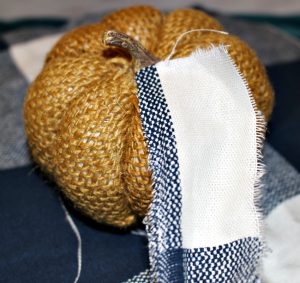 Adorable Buffalo Check Pumpkins From Dollar Store Finds