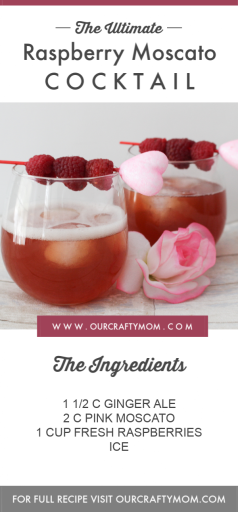 Make A Valentine’s Day Raspberry Moscato Cocktail