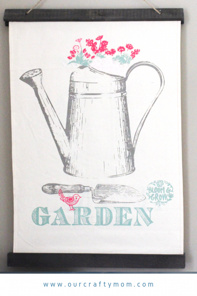 How To Make A Watering Can Spring Banner