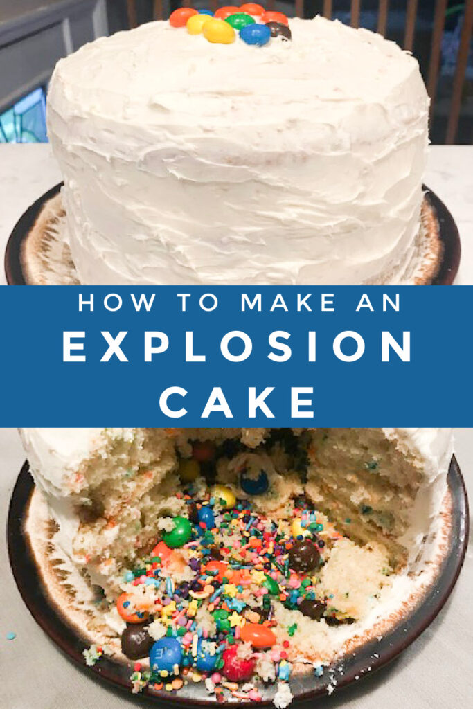 How To Make An Explosion Cake That'll Blow Your Kids' Minds!