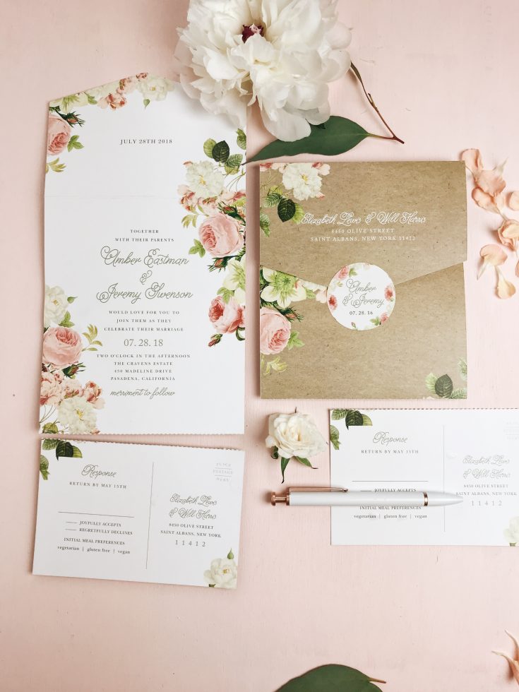 How To Easily Design The Perfect Wedding Invitations