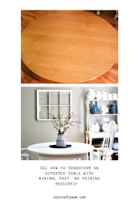 How To Makeover A Worn Out Table The Easy Way!
