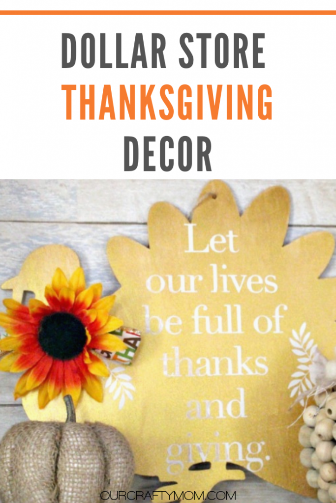 Quick And Easy DIY Dollar Store Thanksgiving Craft
