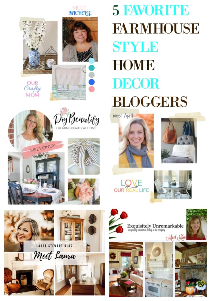 5 Favorite Farmhouse Style Home Decor Bloggers To Follow
