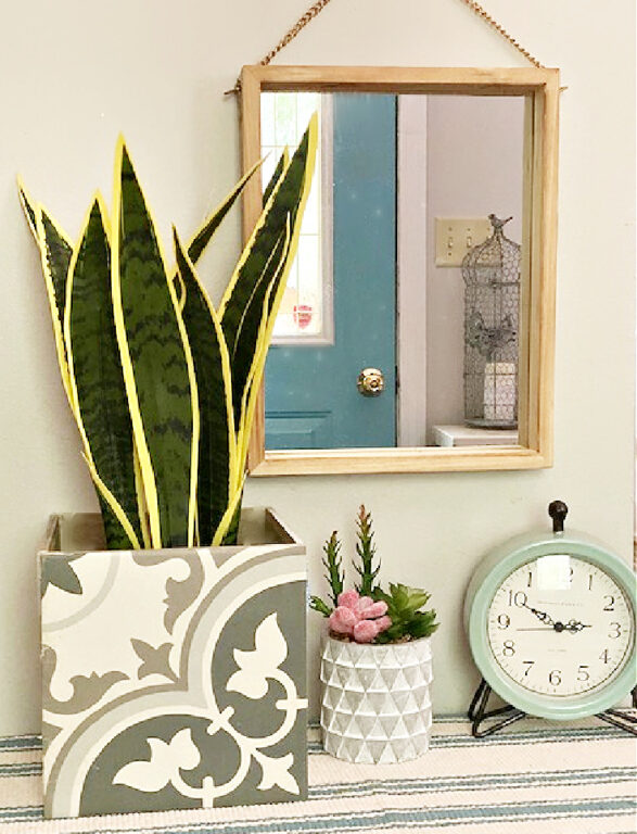 How To Make A Boho Chic Ceramic Tile Planter Box