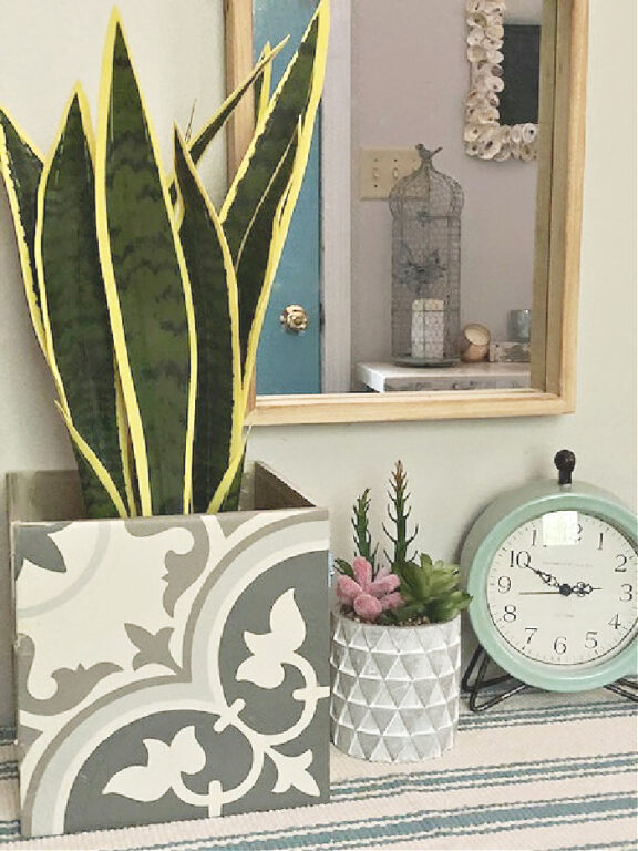 How To Make A Boho Chic Ceramic Tile Planter Box