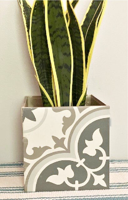 How To Make A Boho Chic Ceramic Tile Planter Box