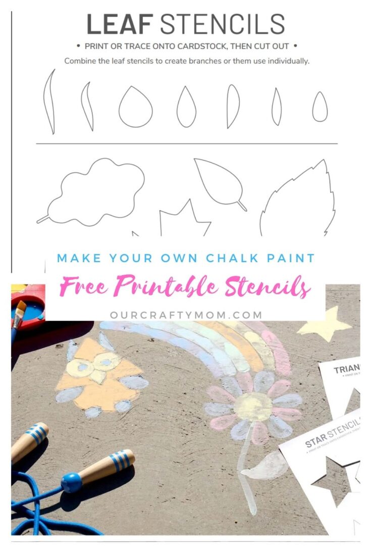 DIY Chalk Paint For Kids And Adults + Free Printables