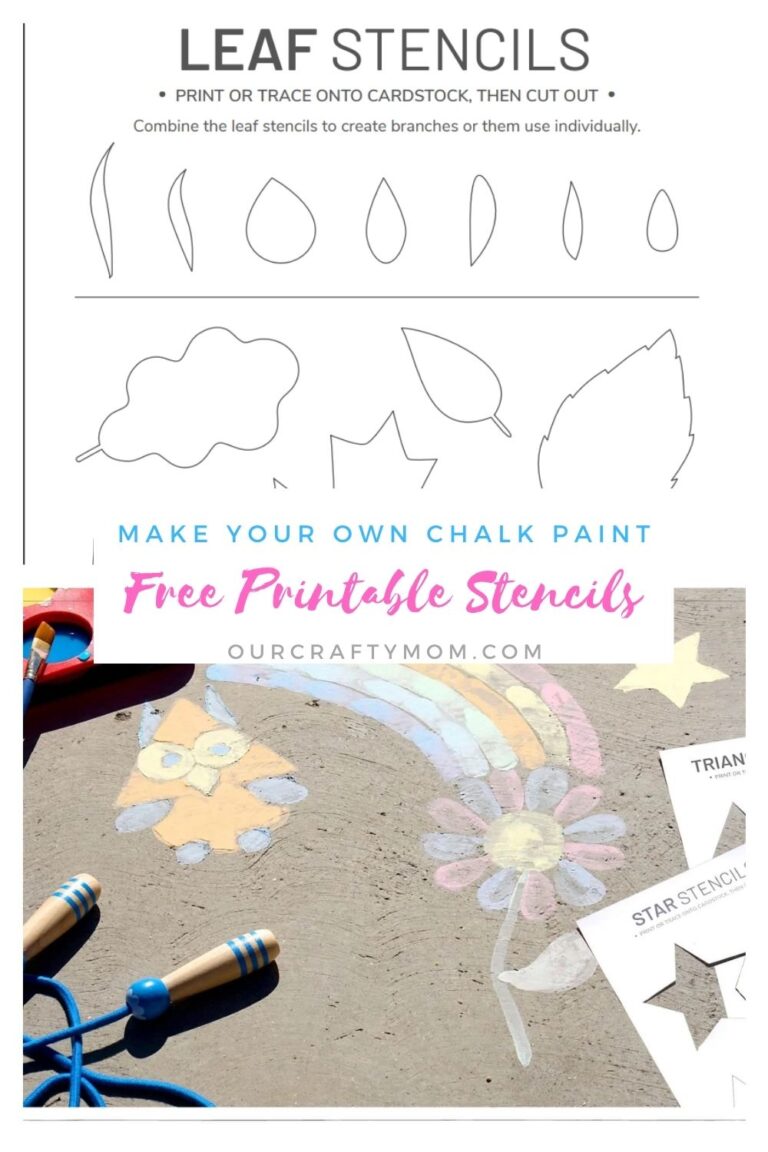 DIY Chalk Paint For Kids And Adults + Free Printables