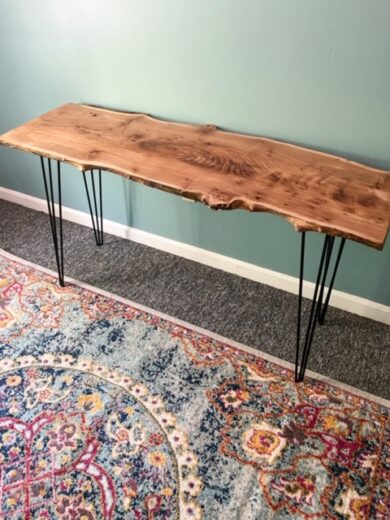 How To Make An Amazing Live Edge Wood Slab Desk