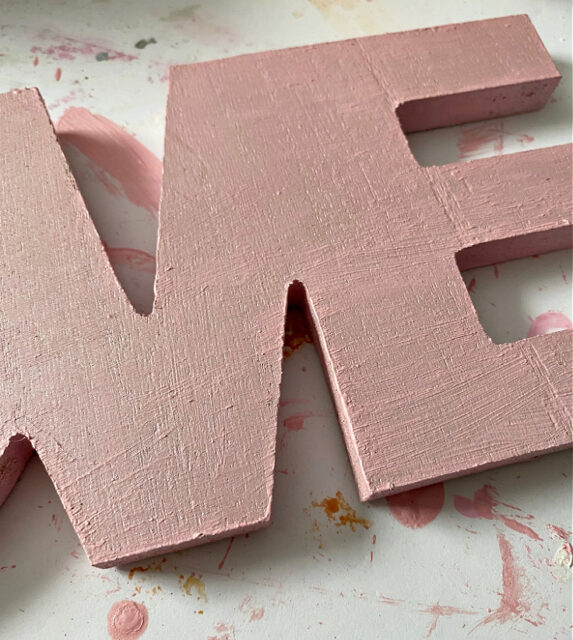 How To Make A DIY Dollar Tree Love Sign Wall Art