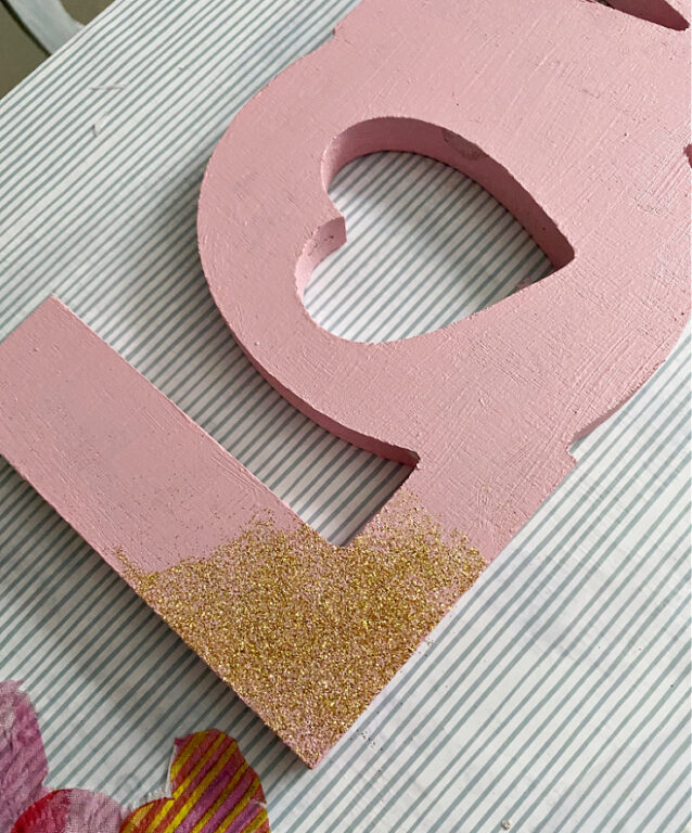 How To Make A DIY Dollar Tree Love Sign Wall Art