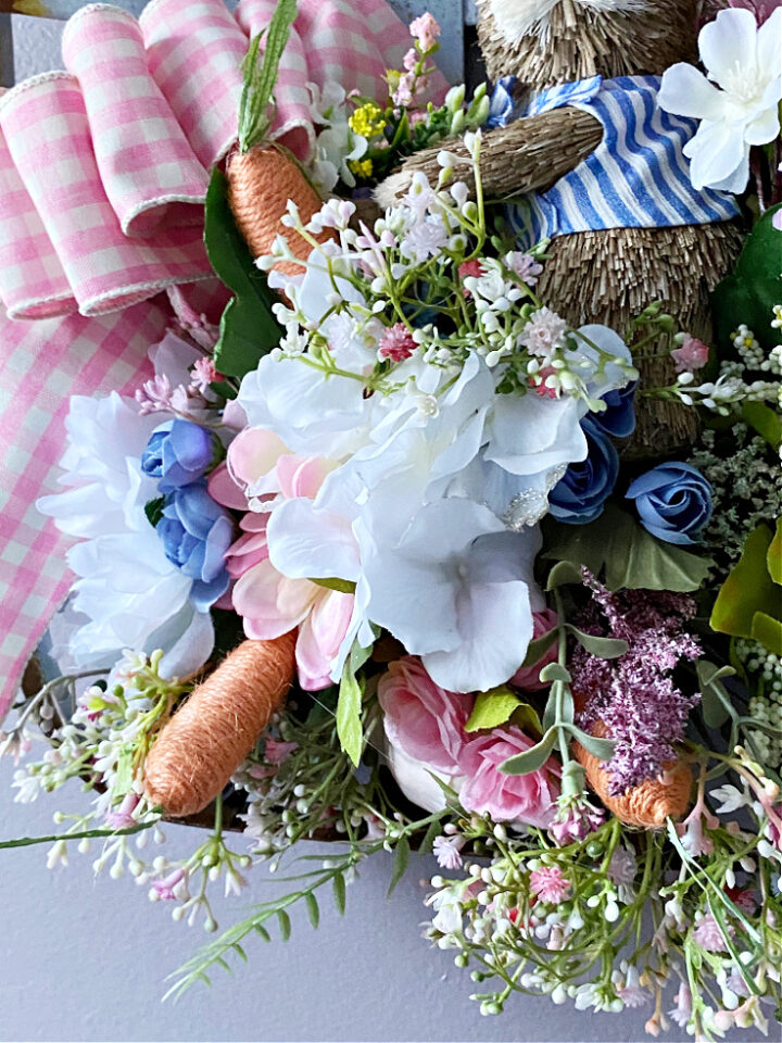 How To Make A DIY Tobacco Basket Spring Wreath