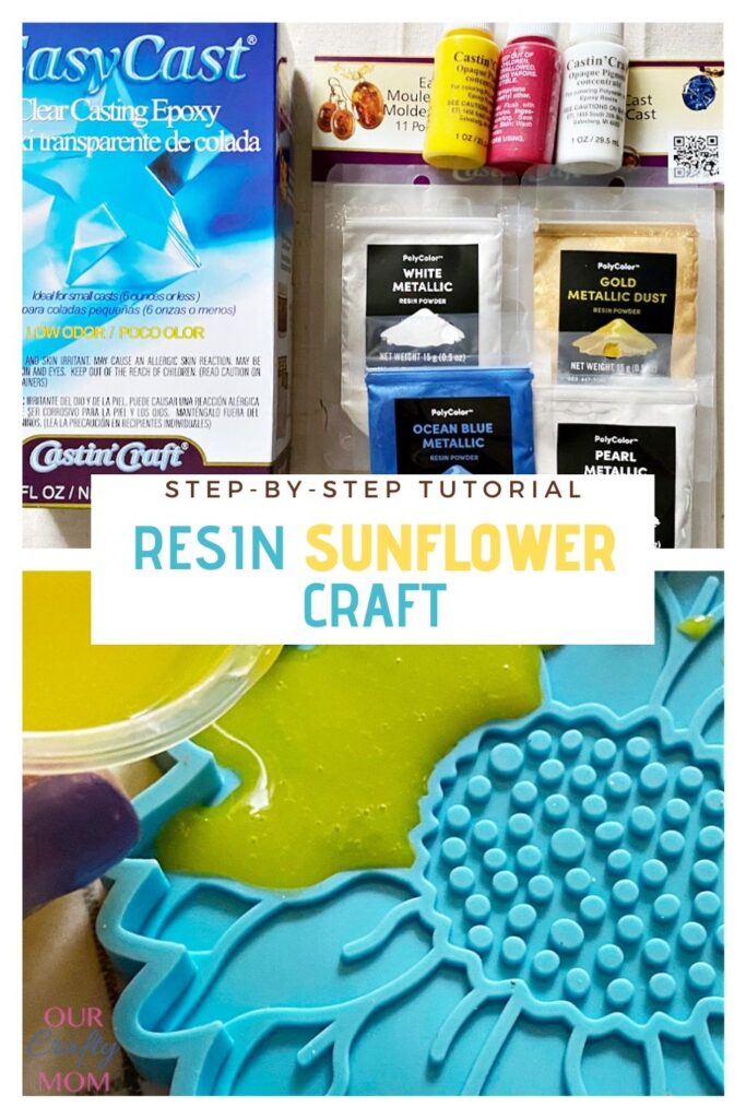 How To Make A Beautiful DIY Resin Sunflower Craft