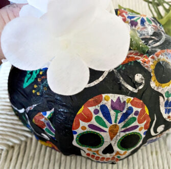 Make a Super Cool Day of the Dead Pumpkin for Halloween