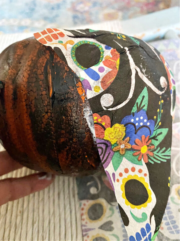 Make a Super Cool Day of the Dead Pumpkin for Halloween