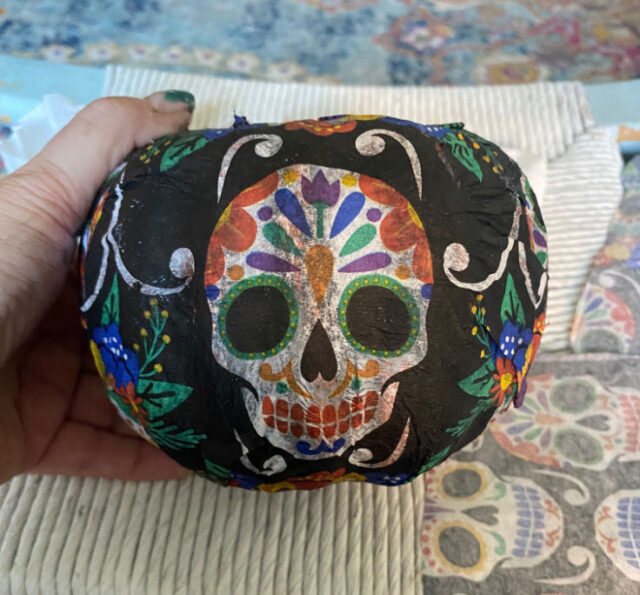 Make a Super Cool Day of the Dead Pumpkin for Halloween