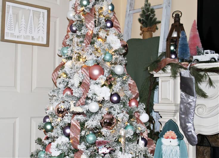 Pretty Pastel Themed Christmas Tree (Christmas Tree Decor Blog Hop)