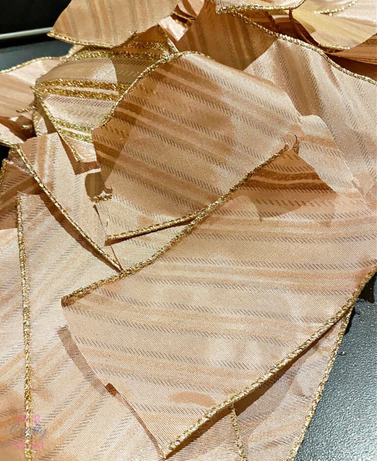 DIY Cone Trees With Ribbon For Valentine's Day