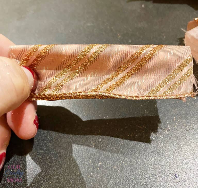 DIY Cone Trees With Ribbon For Valentine's Day