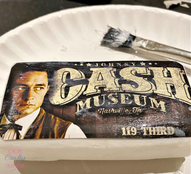 How to Decoupage with Mod Podge on Soap