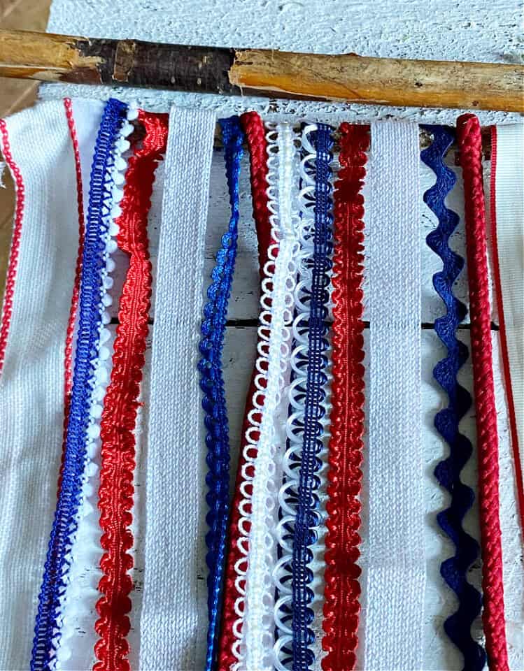 How to Make a Flag with Ribbon Under $10!