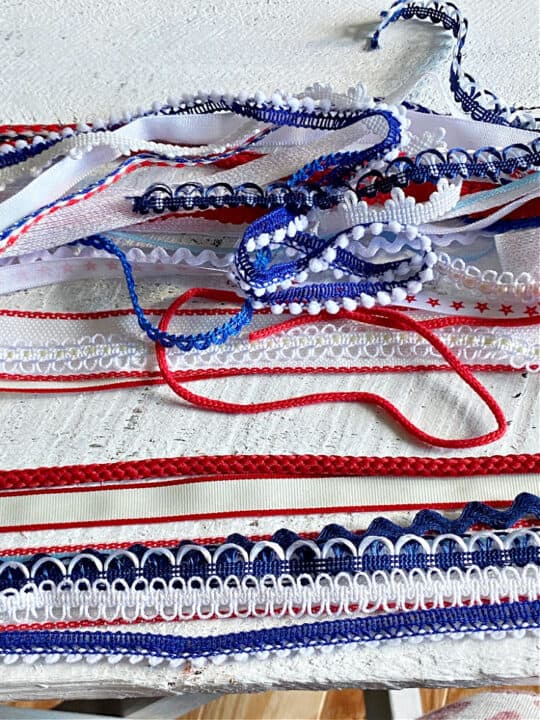 How to Make a Flag with Ribbon Under $10!