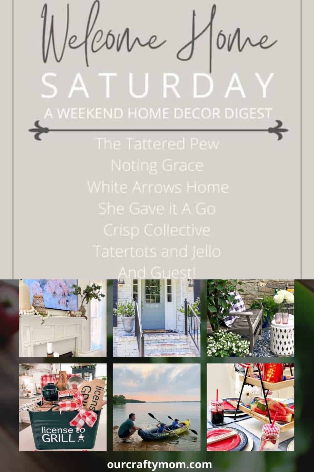 Summer Porches, 4th of July and Father's Day (Weekend Home Saturday)