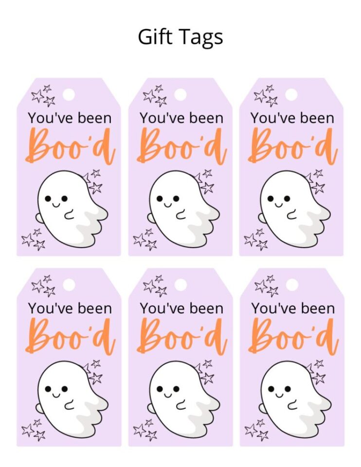 The Cutest You’ve Been Booed Printables Free For Halloween!