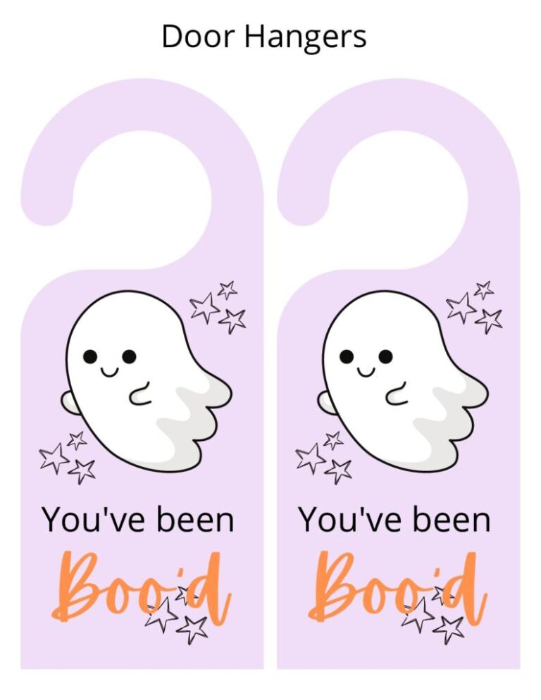 The Cutest You’ve Been Booed Printables Free For Halloween!