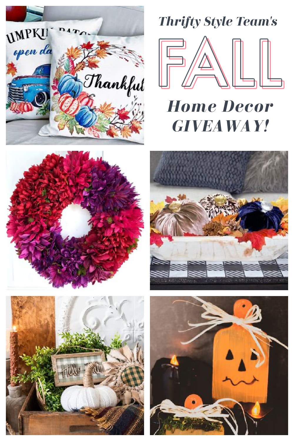 Easy Dough Bowl Decor Styling Tips and Fall Giveaway!