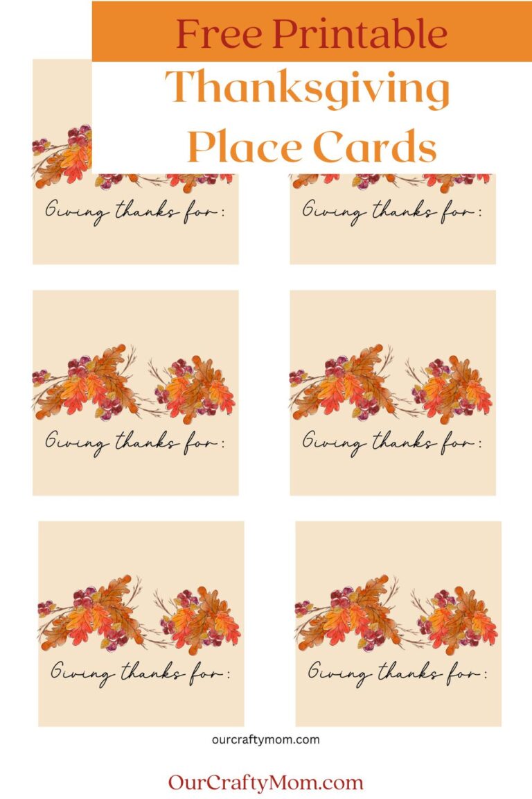 Thanksgiving Gift Tags - 4 Free Printable Designs