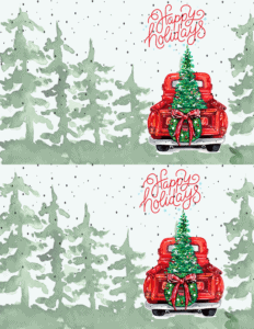 29 Red Truck Christmas Decor Ideas, Crafts and DIY Projects