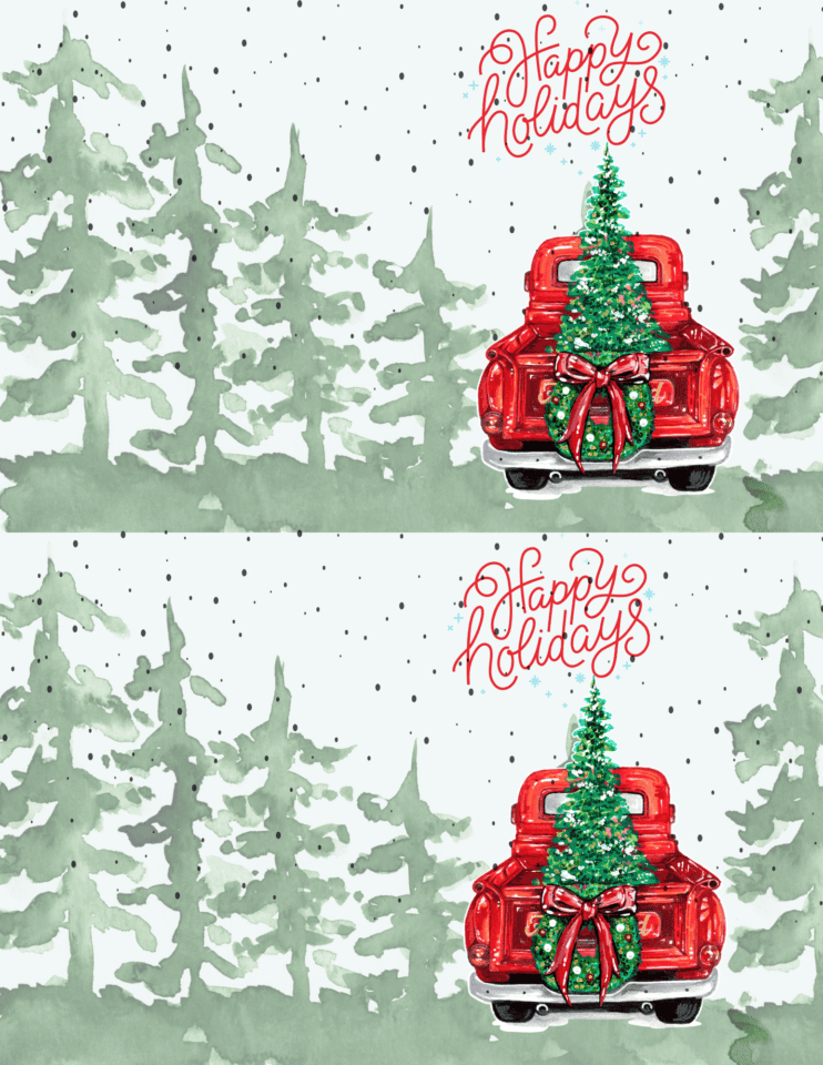 29 Red Truck Christmas Decor Ideas, Crafts and DIY Projects